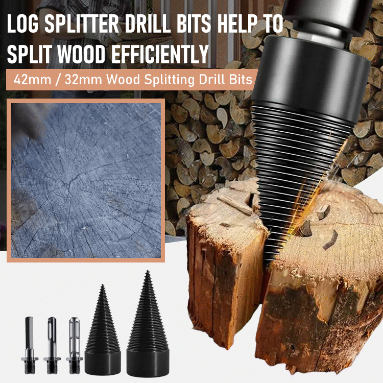 ProGrade Turbo Wood Splitter Drill Bit – Industrial Strength Efficienc ...